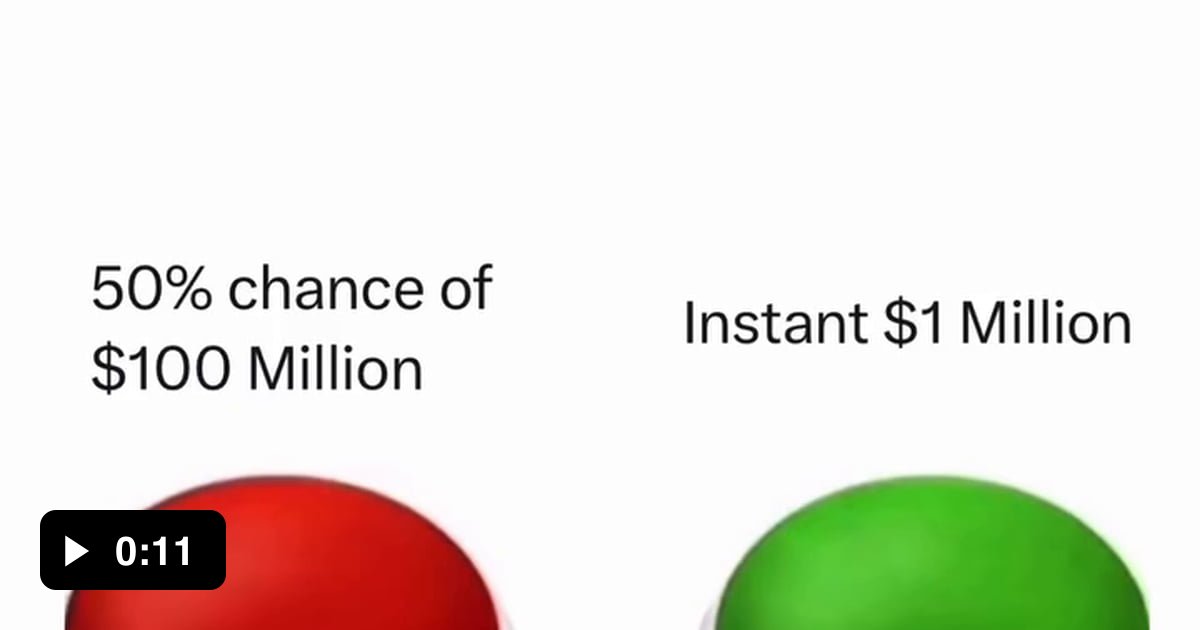 The ultimate dilemma: instant gratification or a high-stakes gamble? - 9GAG