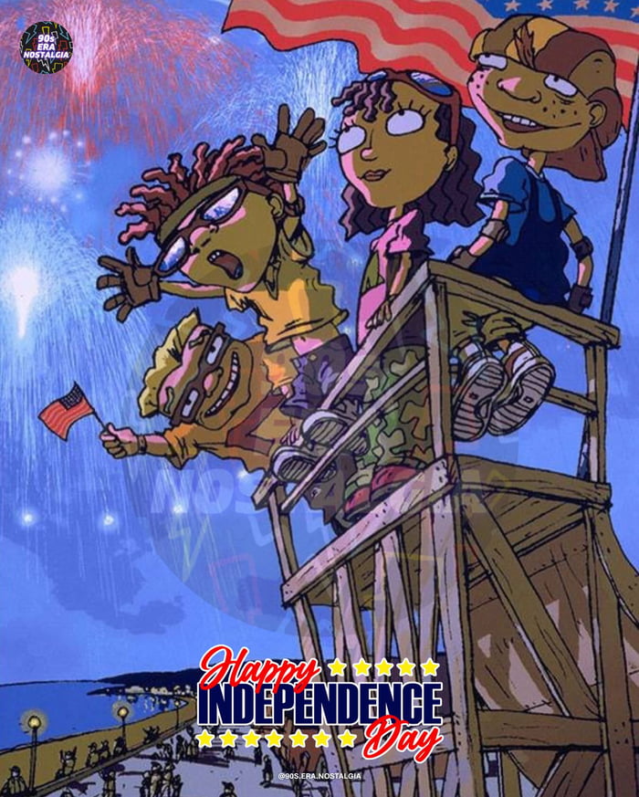 Celebrating the Fourth of July with the Rocket Power crew - 9GAG