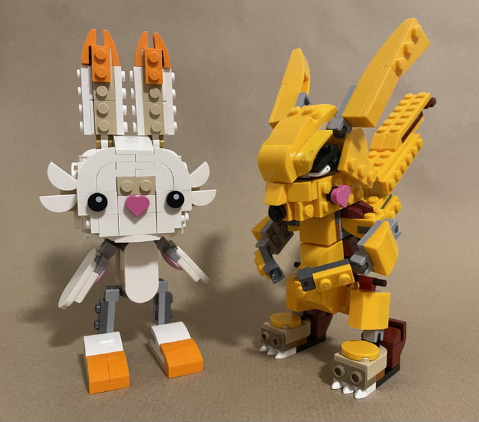 Scorbunny and Pikachu in Lego - 9GAG