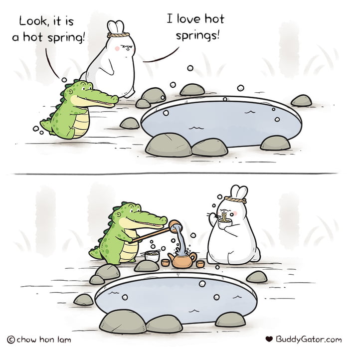 Buddy Gator - Hot Spring - 9GAG
