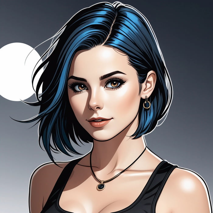 Blue Haired Girl - 9GAG