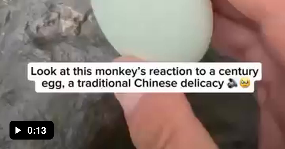 Monke vs Century Egg - 9GAG
