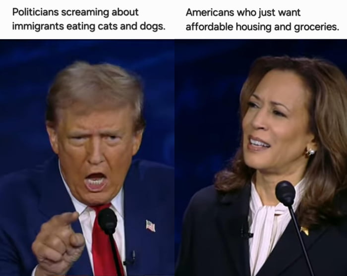 Totally Normal Election Discourse - 9GAG