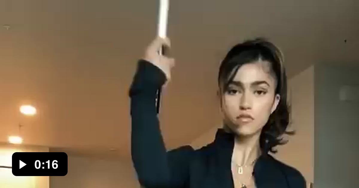 She twirls the pole around her. - 9GAG