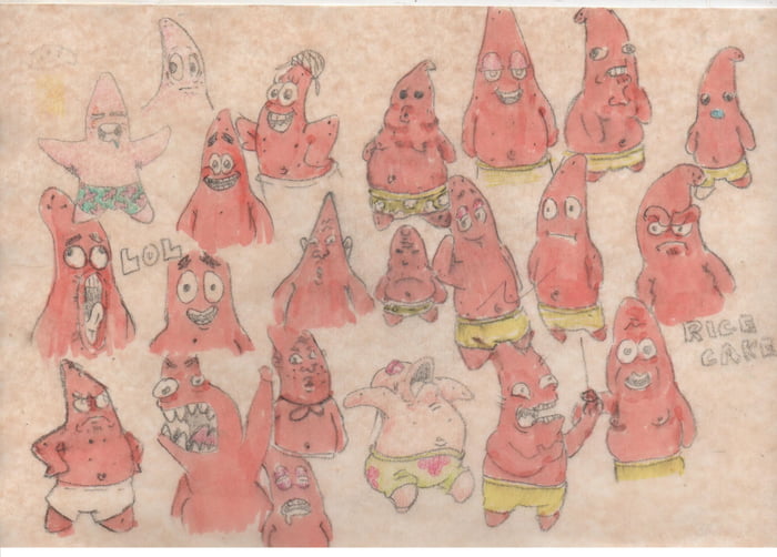 Patrick star doodle - 9GAG