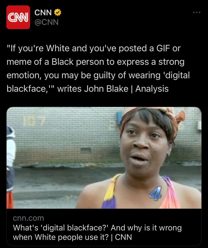 Digital blackface - 9GAG