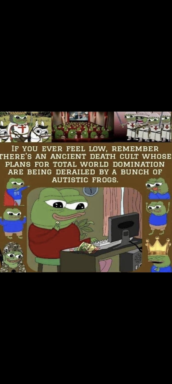Yeah I know, bad crop. However top tier meme for the meme meisters of ...