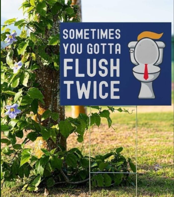 And sometimes you have to get the plunger and force it out.....then you ...