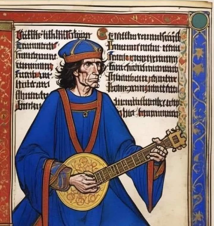 Earliest known image of Keith Richards, ca 1140 CE. - 9GAG