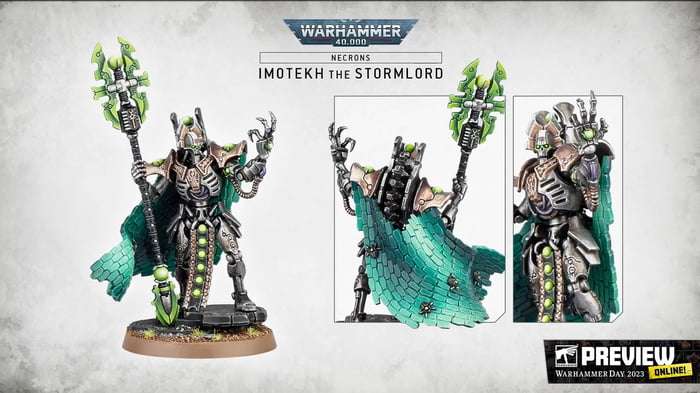 Warhammer Day Reveal: Imotekh the Stormlord - 9GAG
