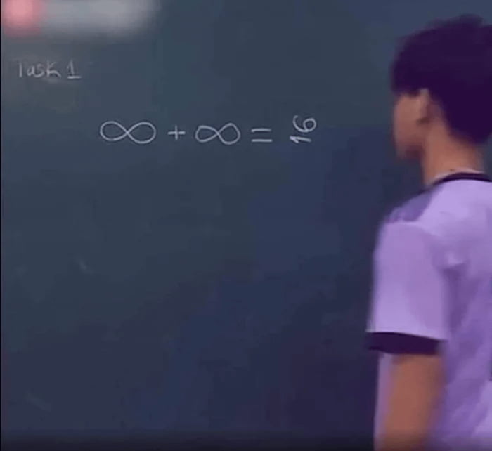 Mathematician genuine | Beyond Infinity - 9GAG