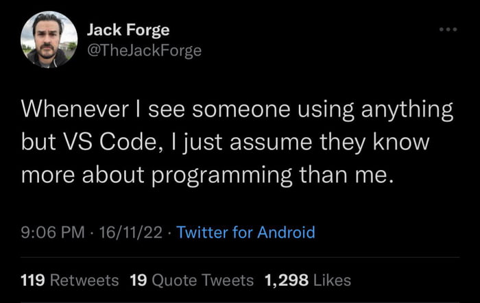 VS Code has been a popular choice among a majority of programmers - 9GAG