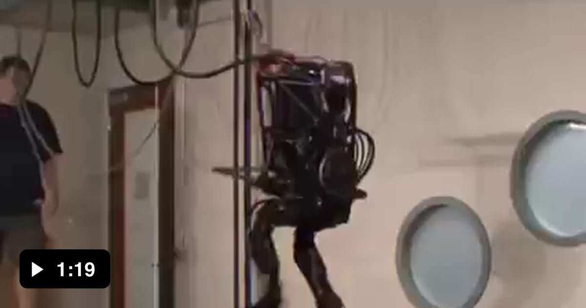 Boston robotics and it's progress. - 9GAG