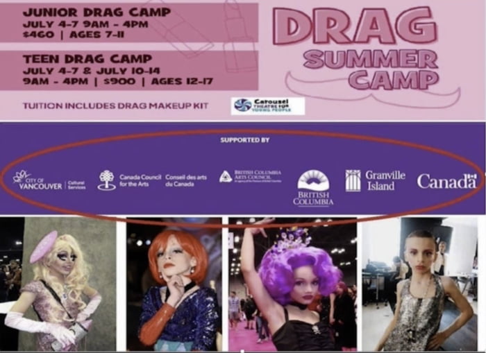 Drag summer camp for children. - 9GAG