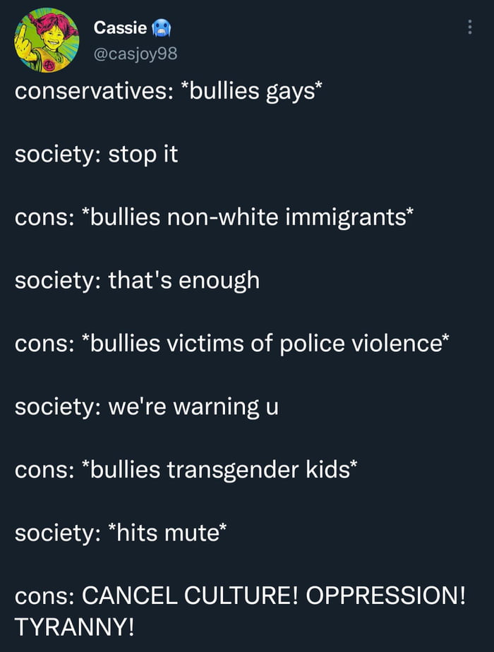 Conservative "oppression" - 9GAG