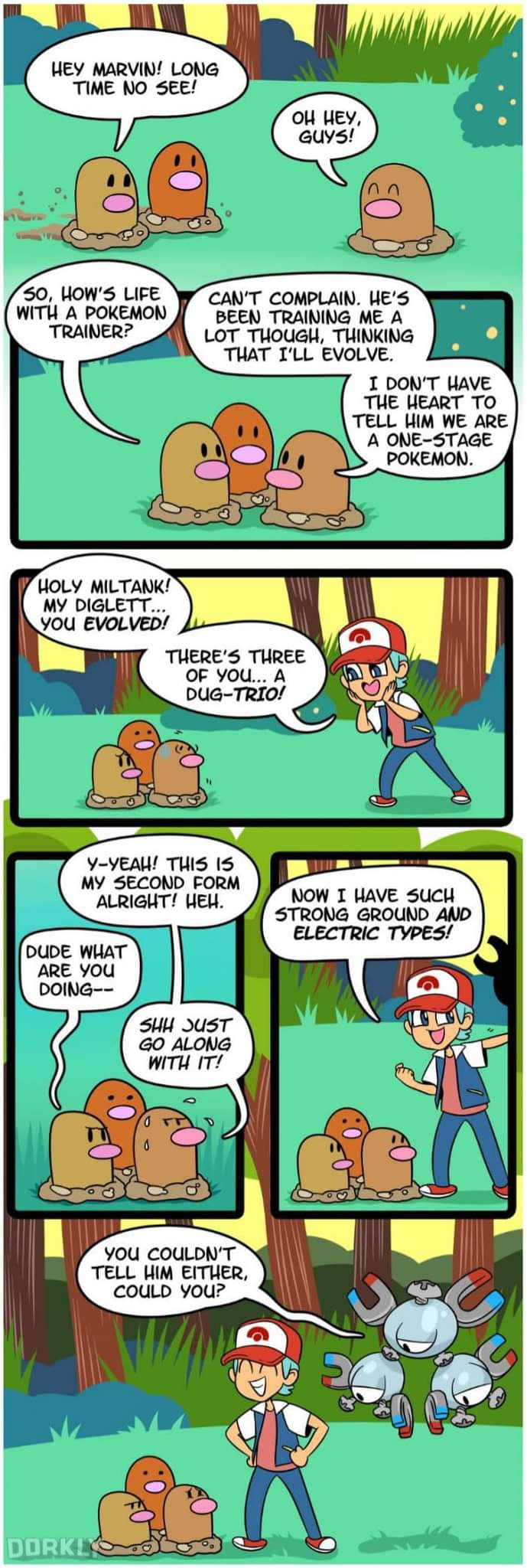 Good old days drawing Dugduo and Magnemate - 9GAG