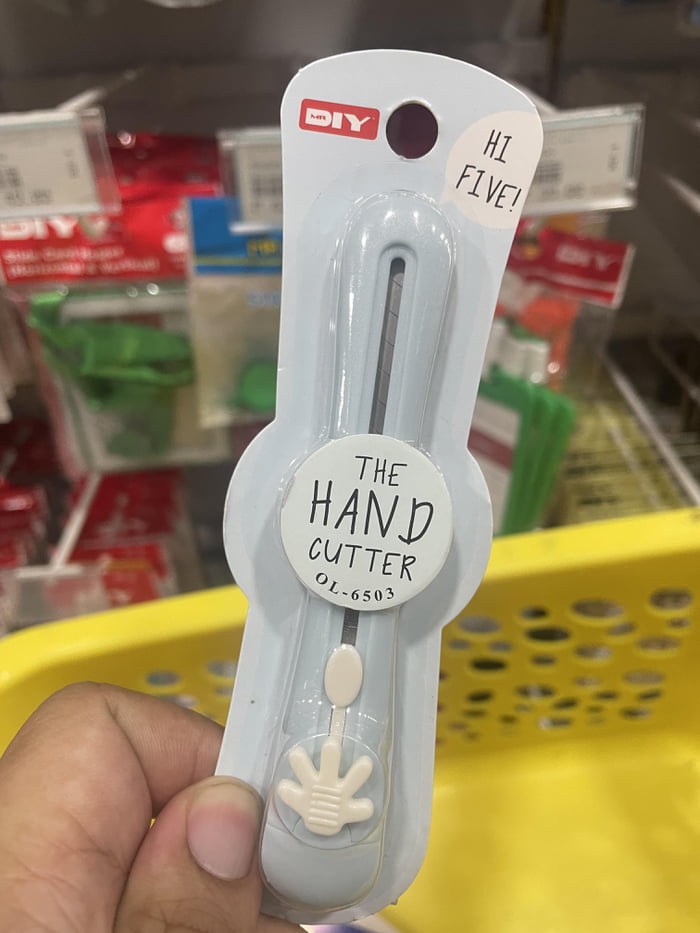 Interesting name for a bladed item - 9GAG