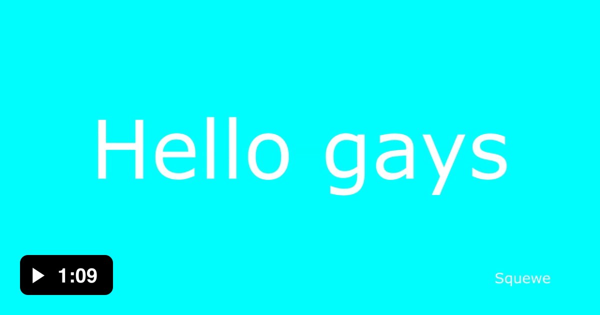 Hello gays - 9GAG
