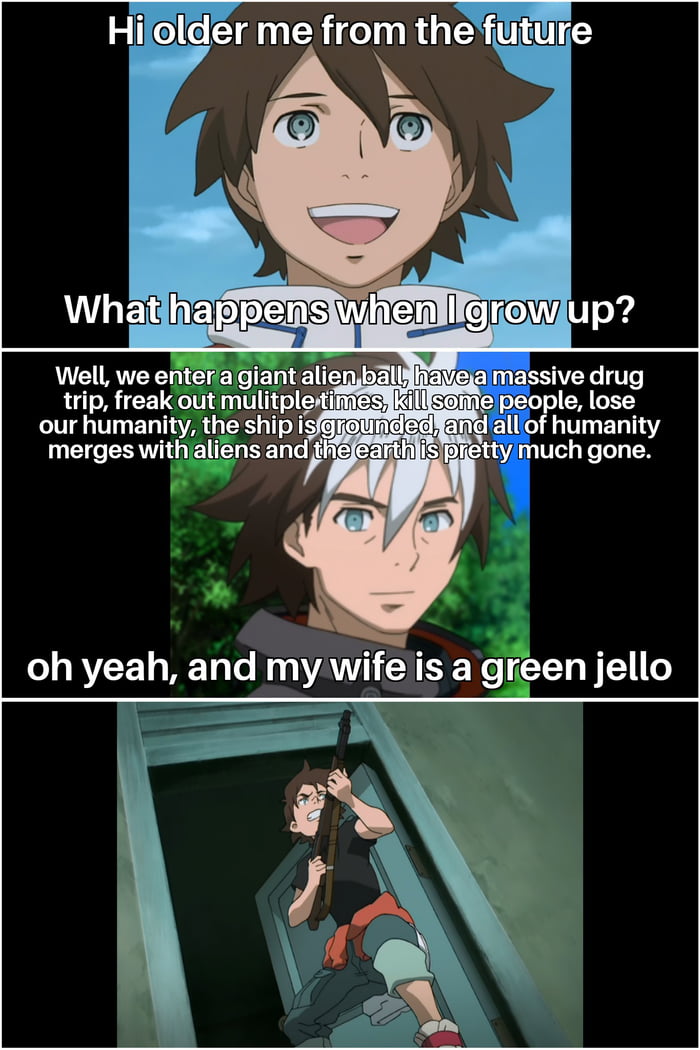Eureka Seven was a little surreal. - 9GAG