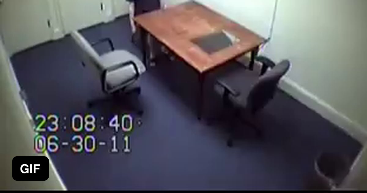 Why does the killer only move his head during the interrogation? - 9GAG