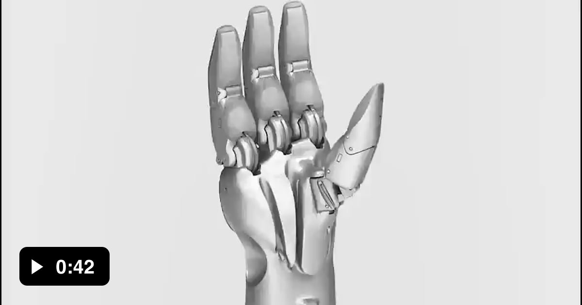 Maker Hand - completely free and open-source prosthetic hand I've spent ...