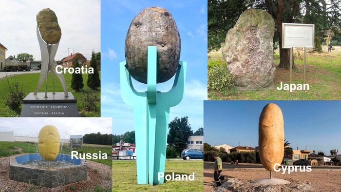 Potato monuments around the world - 9GAG