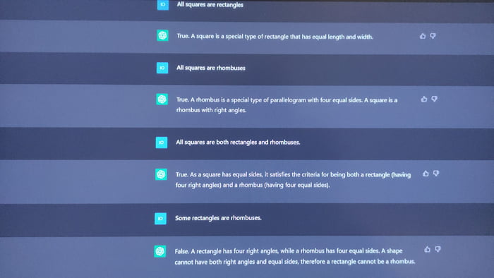 Dumb AI. ChatGPT can't do basic logic. - 9GAG