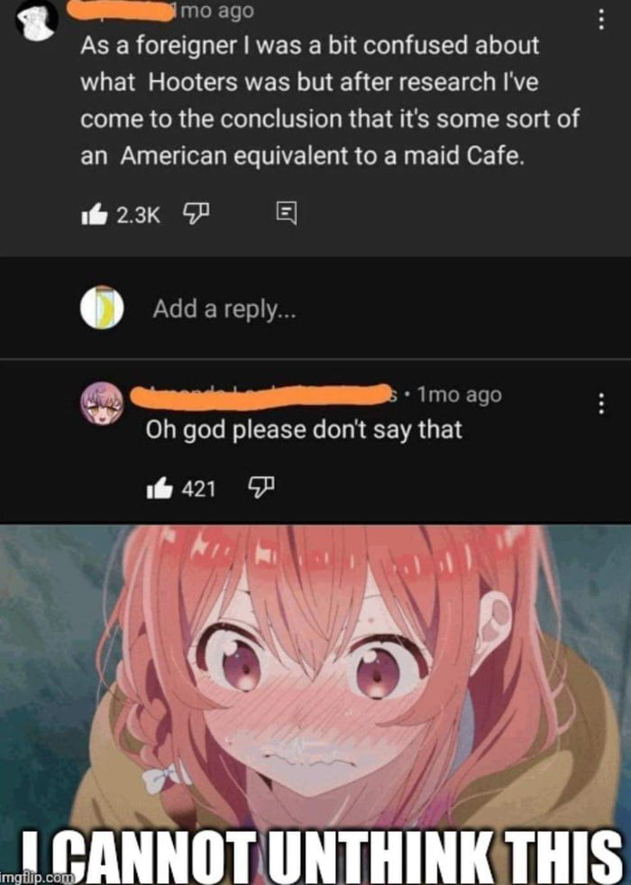 Hooters vs Maid Cafe - 9GAG