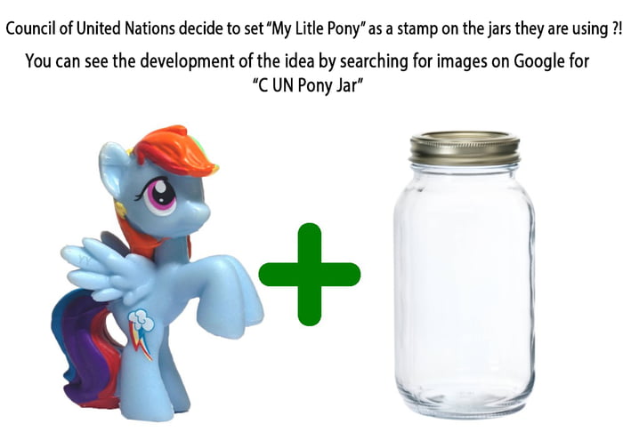 C UN Pony Jar stamp ?! - 9GAG
