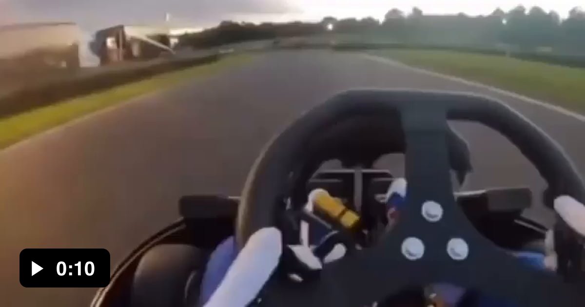 Go Kart crashing - 9GAG