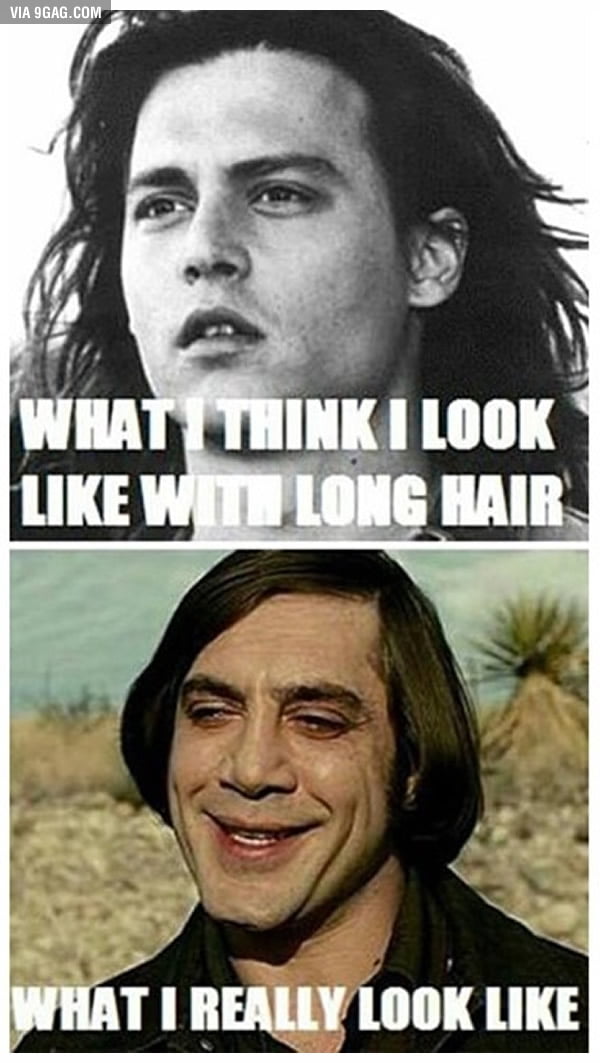 Long Hair. - 9GAG