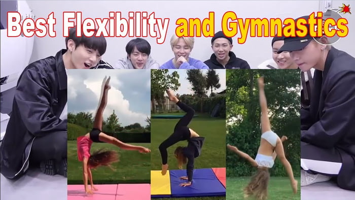 BTS REACTION: New Best Flexibility and Gymnastics Video Compilation - 9GAG