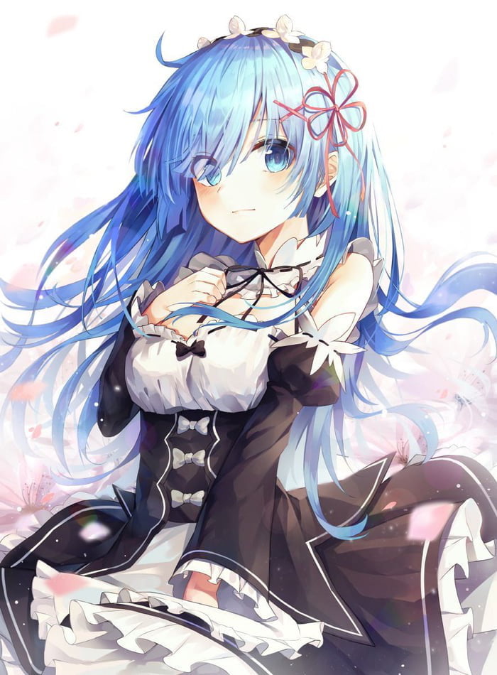 Long hair Rem - 9GAG