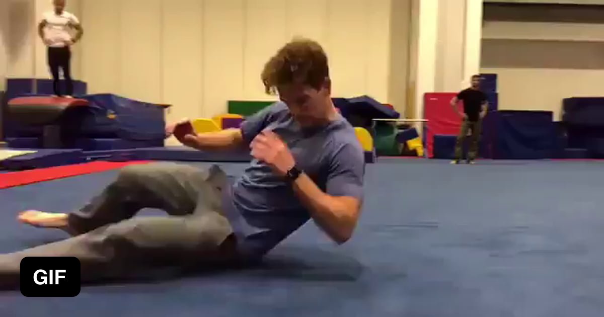 Professional stunt men messing around - 9GAG