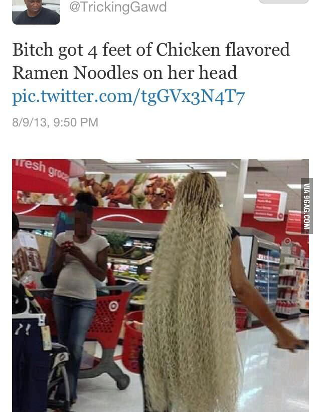 Ramen Noodle Hair - 9GAG
