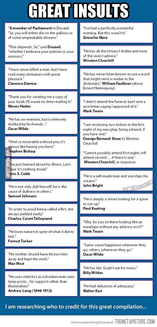 Classy Burns Insult Like A Gentleman Gentleman 9GAG