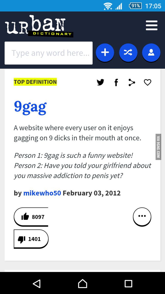 Definition of 9gag - 9GAG