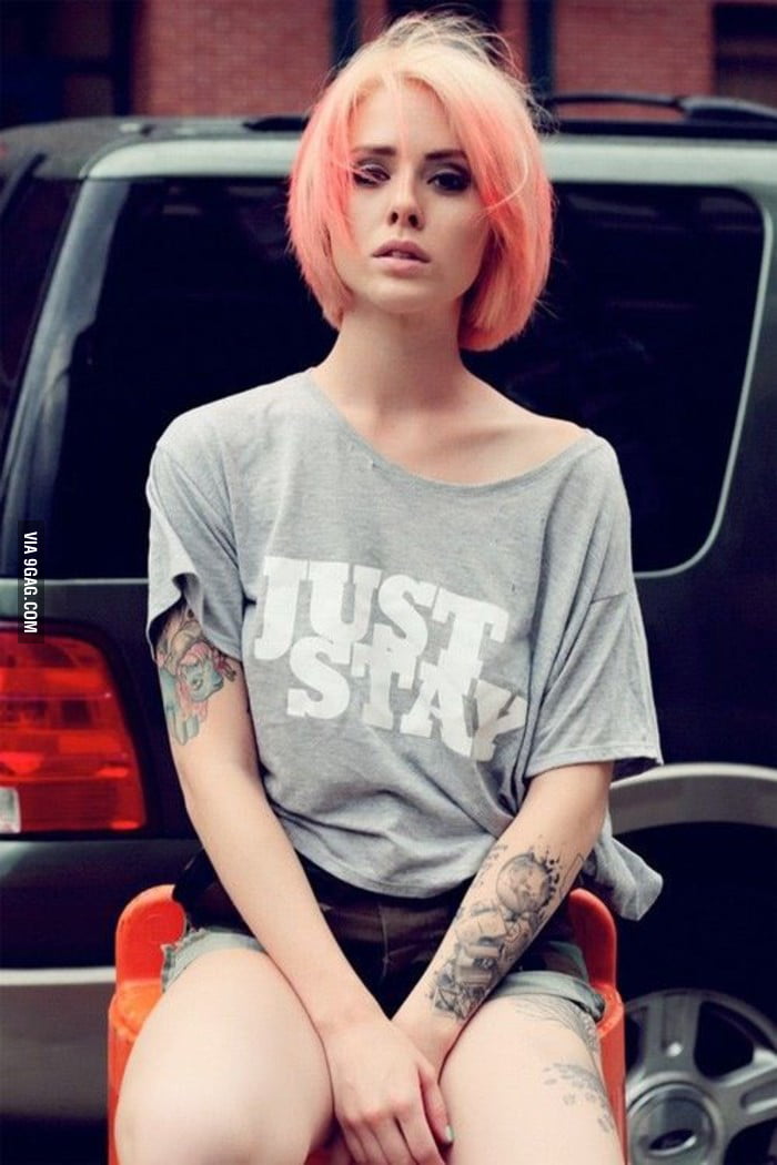 Pink Hair 9gag