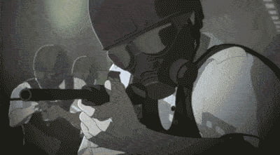 Don't mess with old men in Anime, especially the one with eyes closed ...