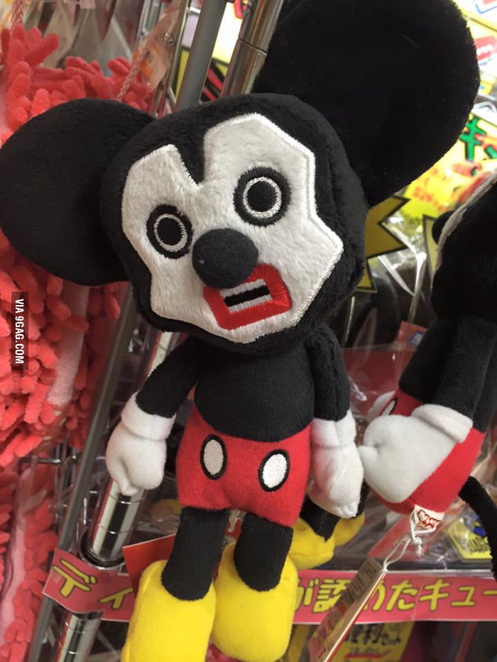 This Mickey Mouse plush in Japan. - 9GAG