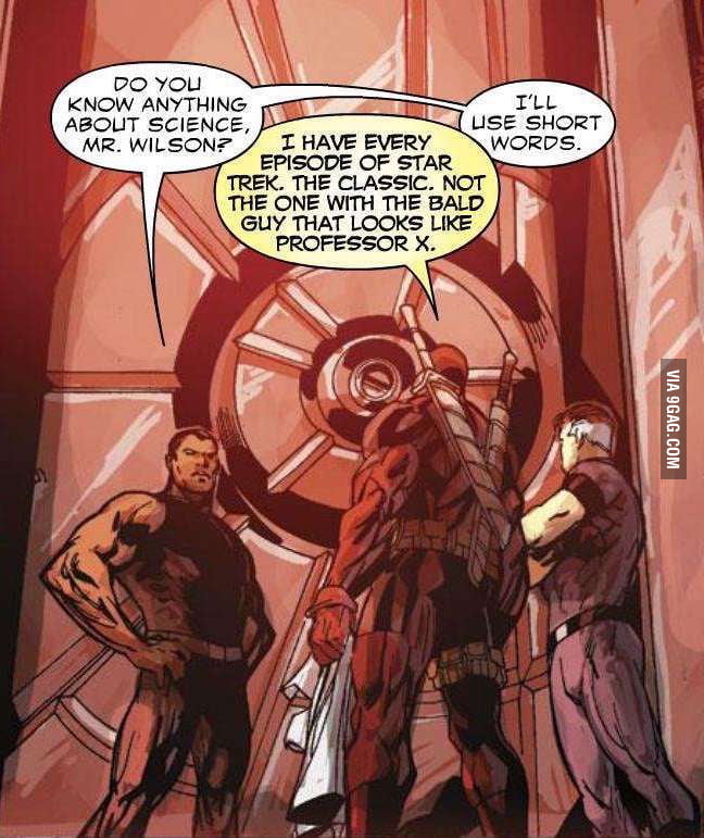 Deadpool knows science - 9GAG