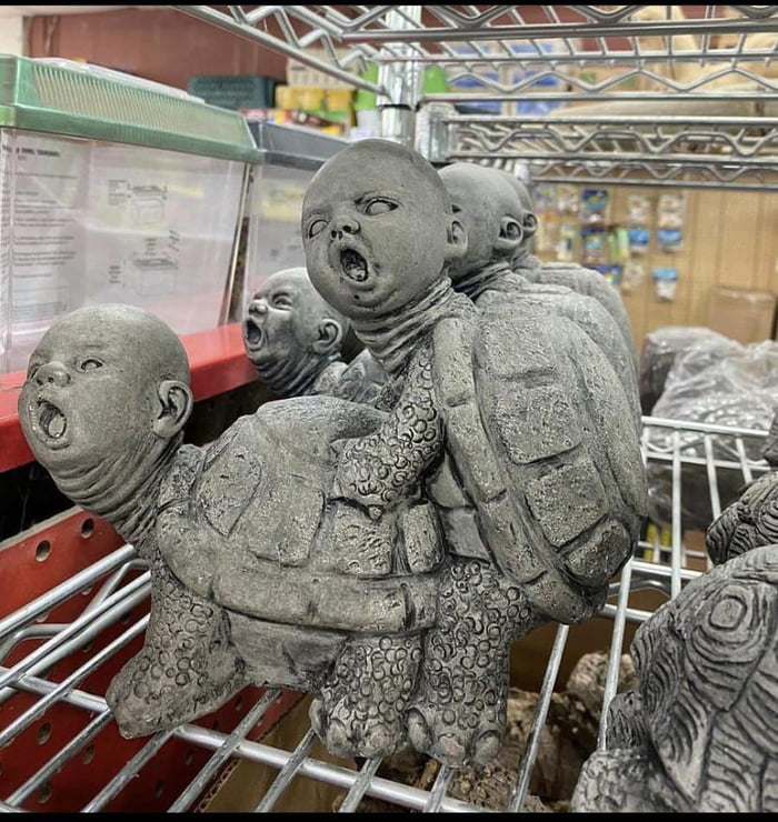 Cursed statues - 9GAG