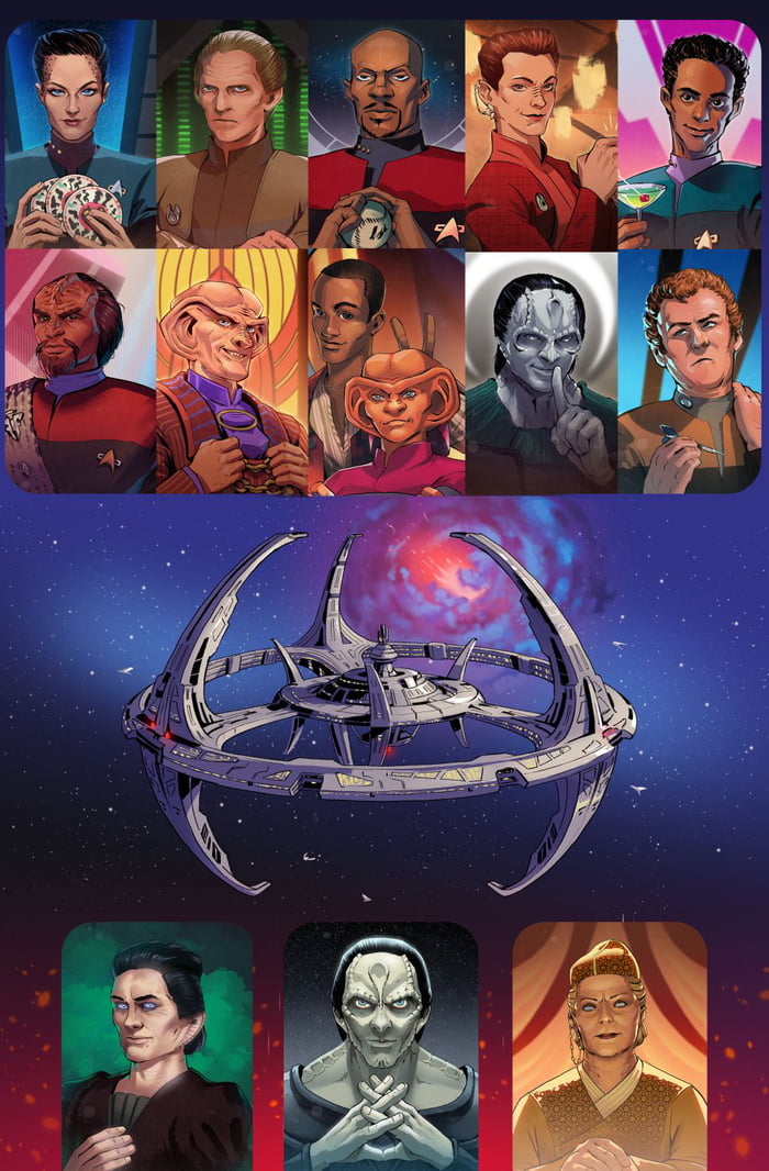 I love this DS9 artwork! Credit - Larbesta - 9GAG