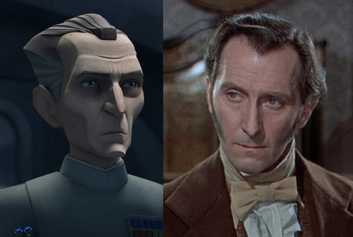 Bad Batch Tarkin 20 years before Star Wars / Peter Cushing 20 years ...