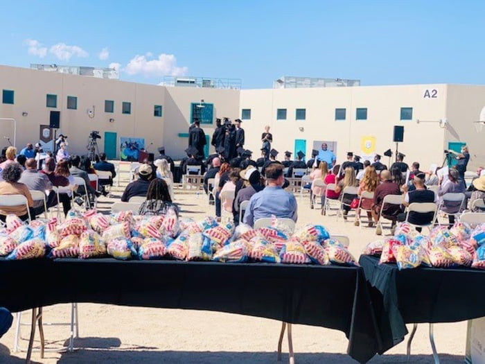 California inmates earn college degrees at 1st graduation ceremony held ...