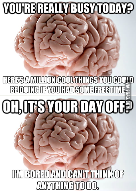 My Scumbag Brain now that the semester is over: - 9GAG