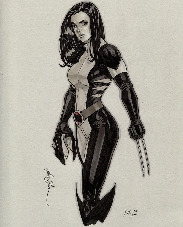 Laura Kinney by Mario Chavez - 9GAG