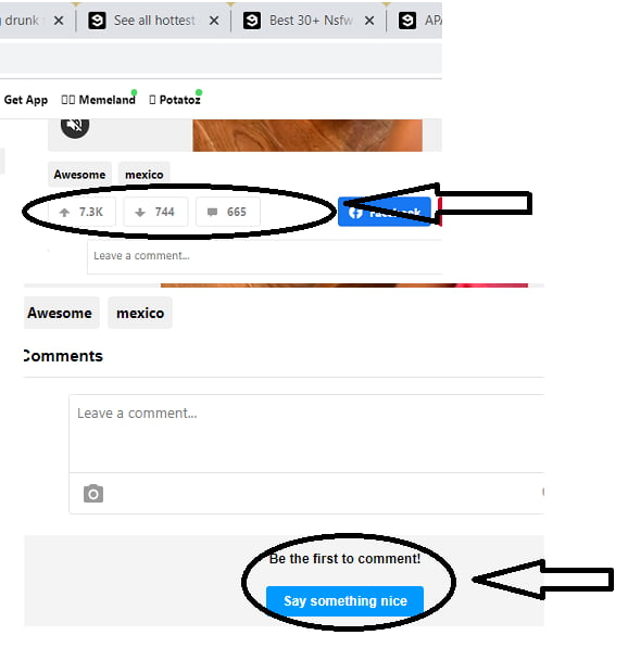 I have a problem. I can't see comments when I open a post on browser ...