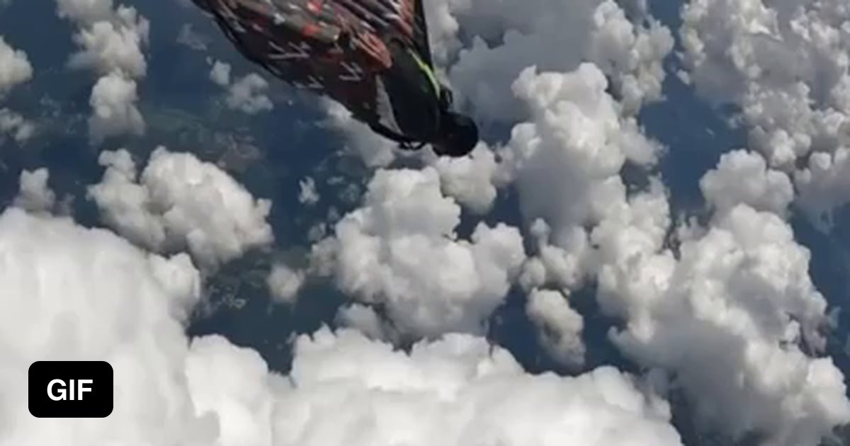 🔥 Flying over the clouds ☁️ - 9GAG