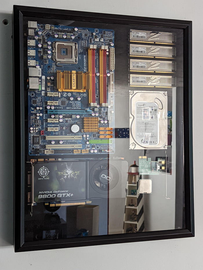 Finished Shadowbox of First Build - 9GAG
